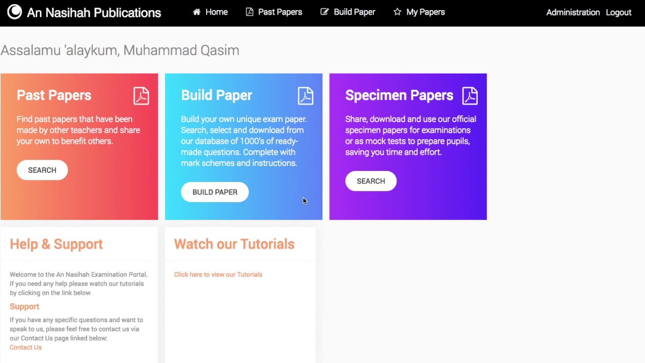 How to create an exam paper | An Nasihah Publications