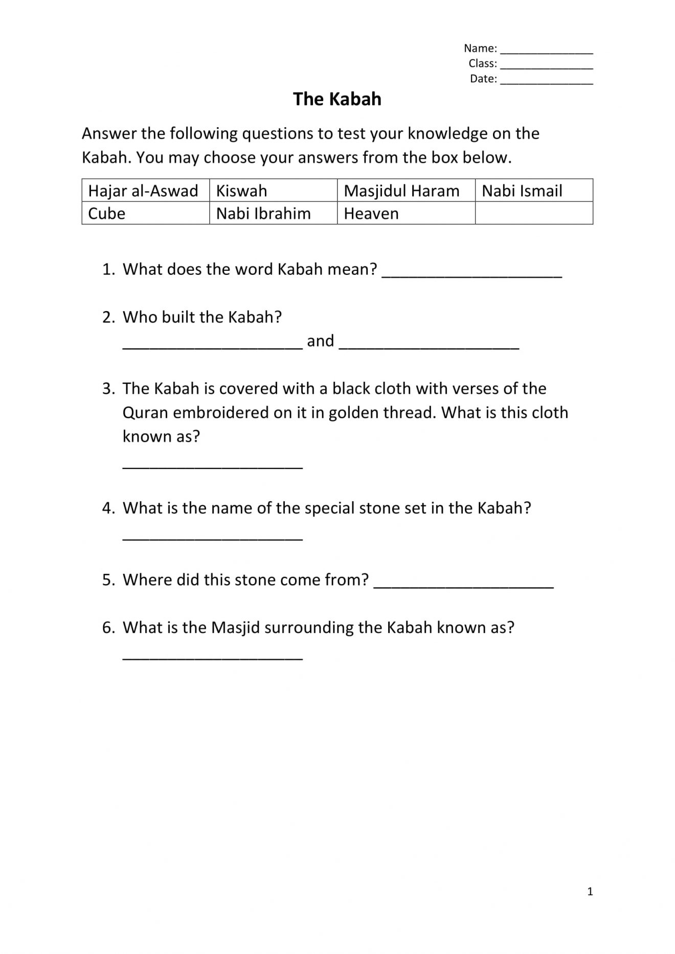 Hajj Activity Book | An Nasihah Publications