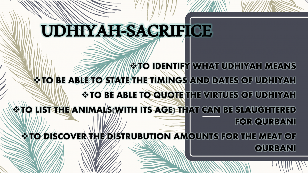 UDHIYA-QURBANI PPT | An Nasihah Publications