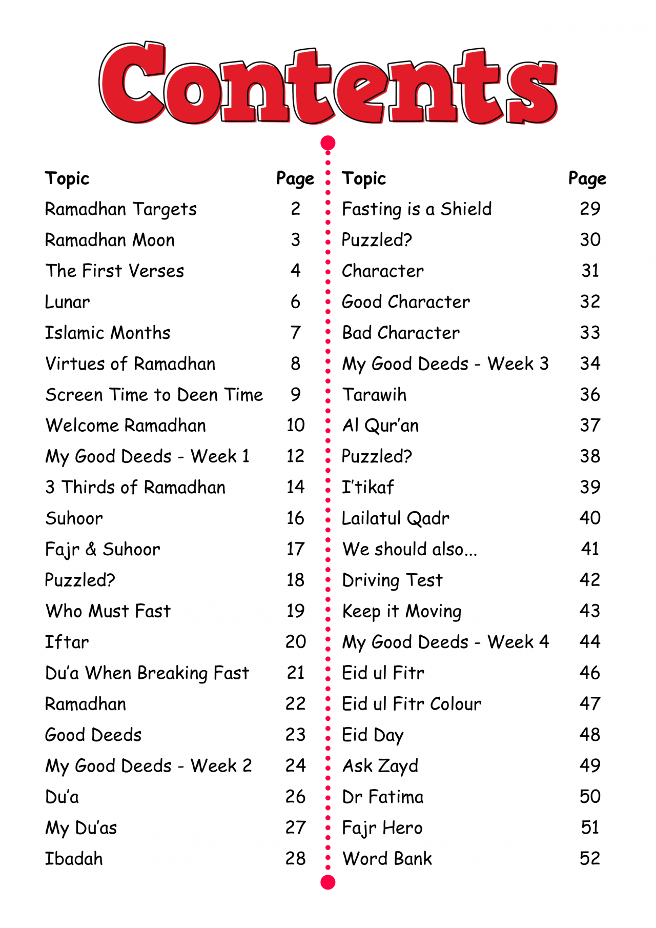 Ramadan Workbook | An Nasihah Publications