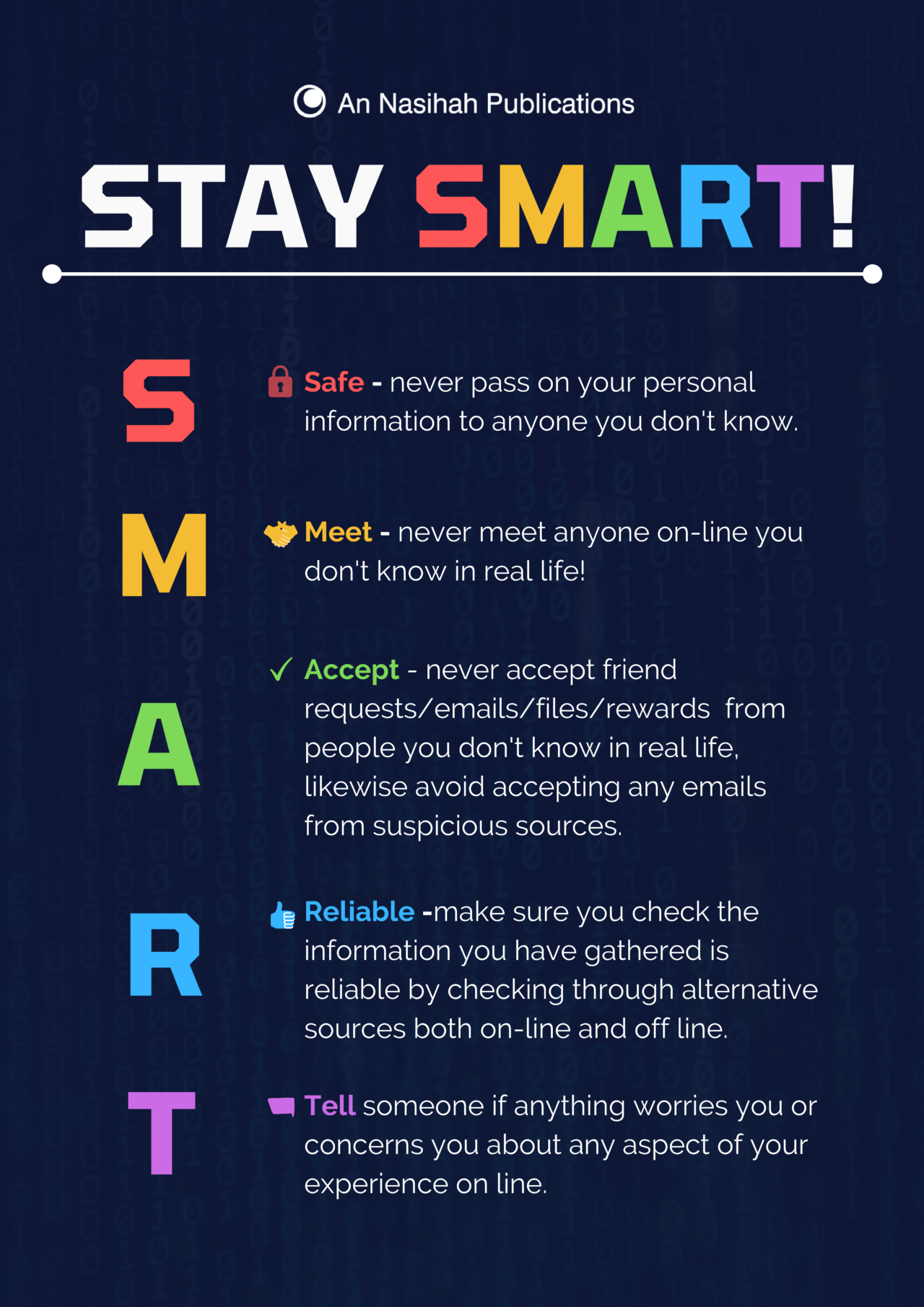 Stay Smart - e-safety Poster | An Nasihah Publications