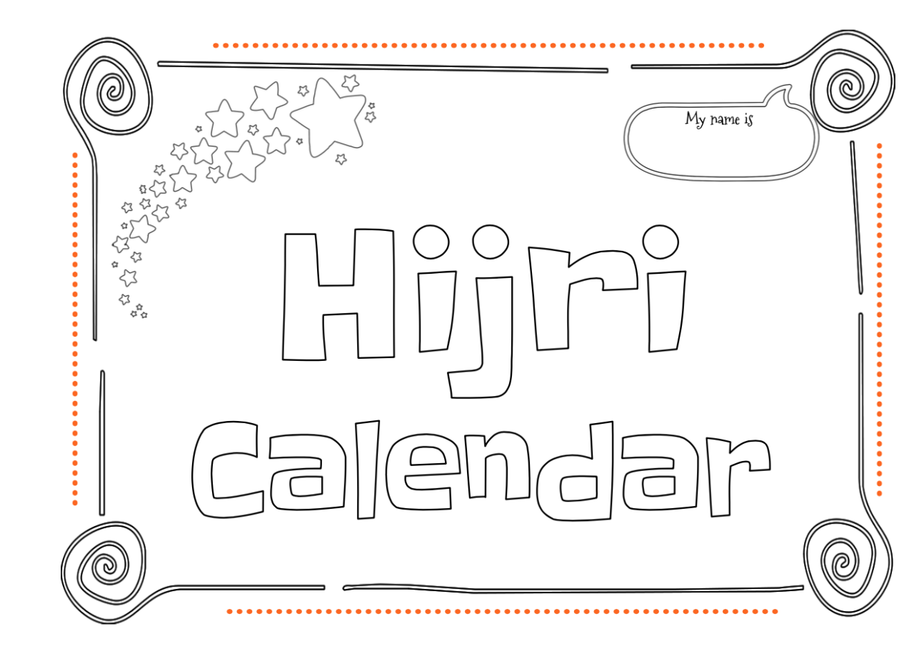 Hijri Calendar Colouring Workbook | An Nasihah Publications